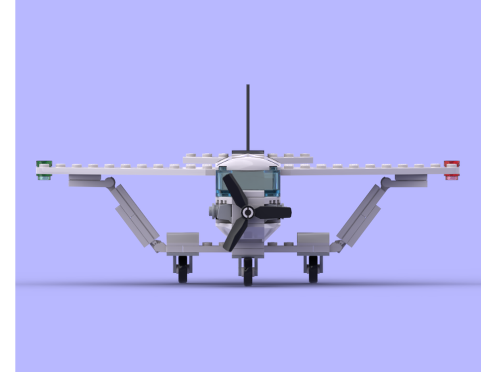 LEGO MOC Small Cargo Plane (Extended) by earth_girl | Rebrickable ...