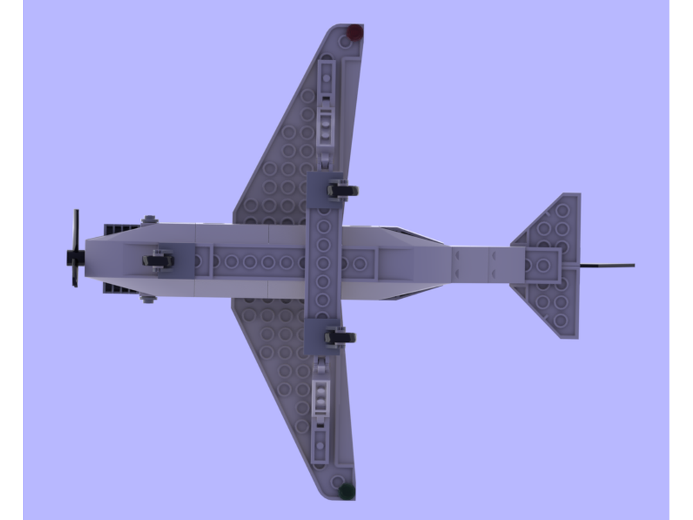 LEGO MOC Small Cargo Plane (Extended) by earth_girl | Rebrickable ...