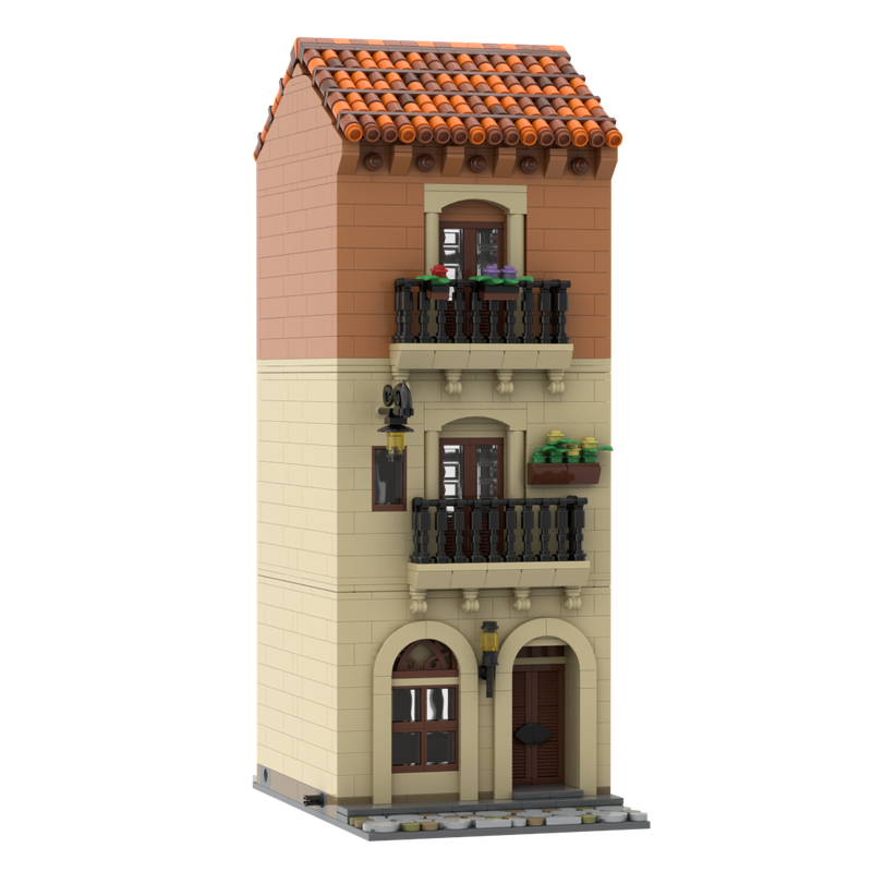 LEGO MOC Italian Street Series (Build 7) - No Interior by porklegoguy ...