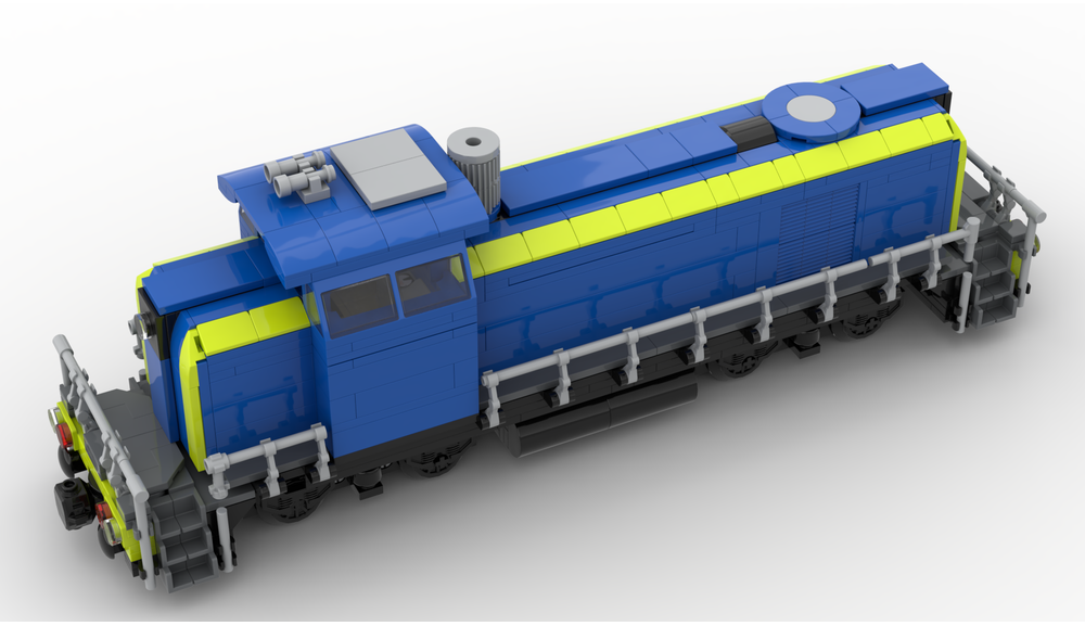 LEGO MOC Diesel locomotive -- ST48 Diesel locomotives by Mimi68 | Rebrickable - Build with LEGO