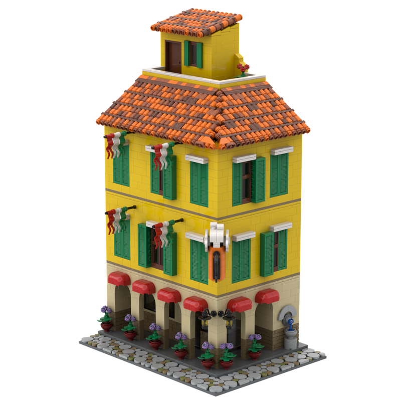 LEGO MOC Italian Street Series (Build 8) - No Interior by porklegoguy ...