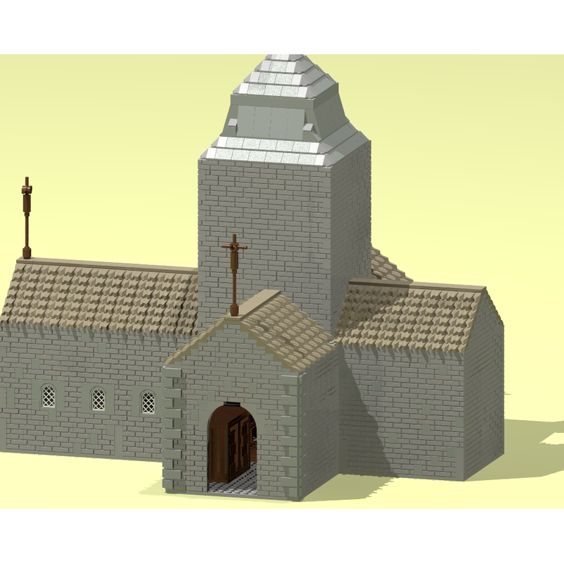 LEGO MOC Medieval Church by Bricksideas | Rebrickable - Build with LEGO