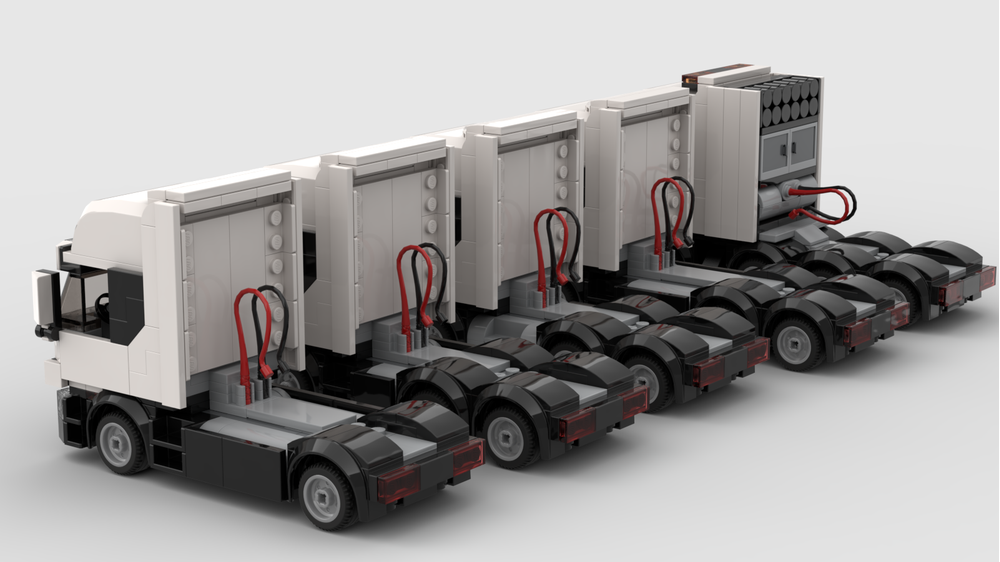 Lego Moc Scania Tractor Pack By Phigeon Rebrickable Build With Lego