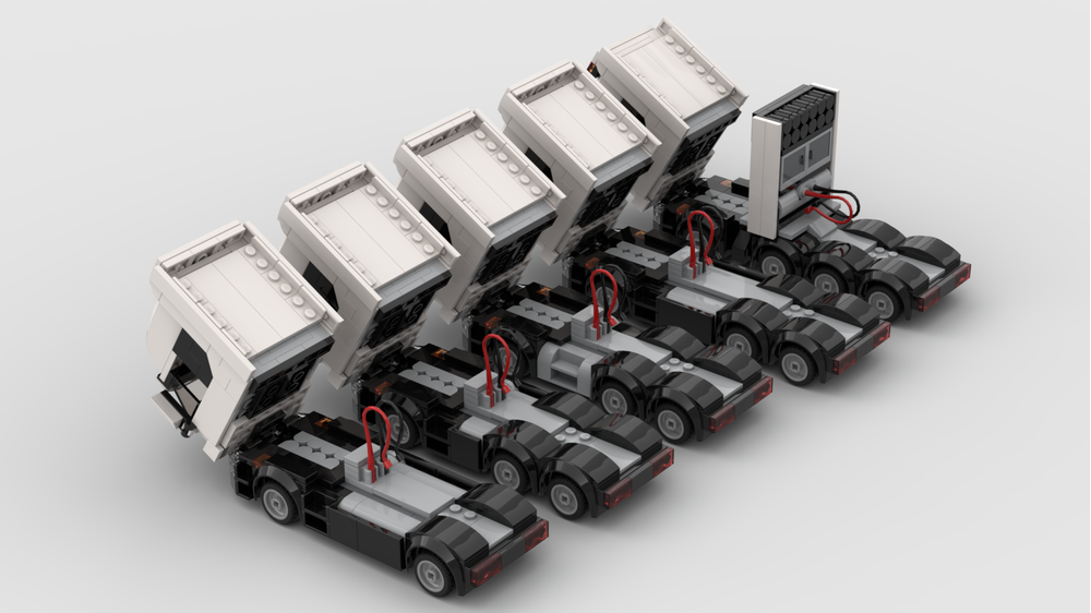 Lego Moc Scania Tractor Pack By Phigeon Rebrickable Build With Lego