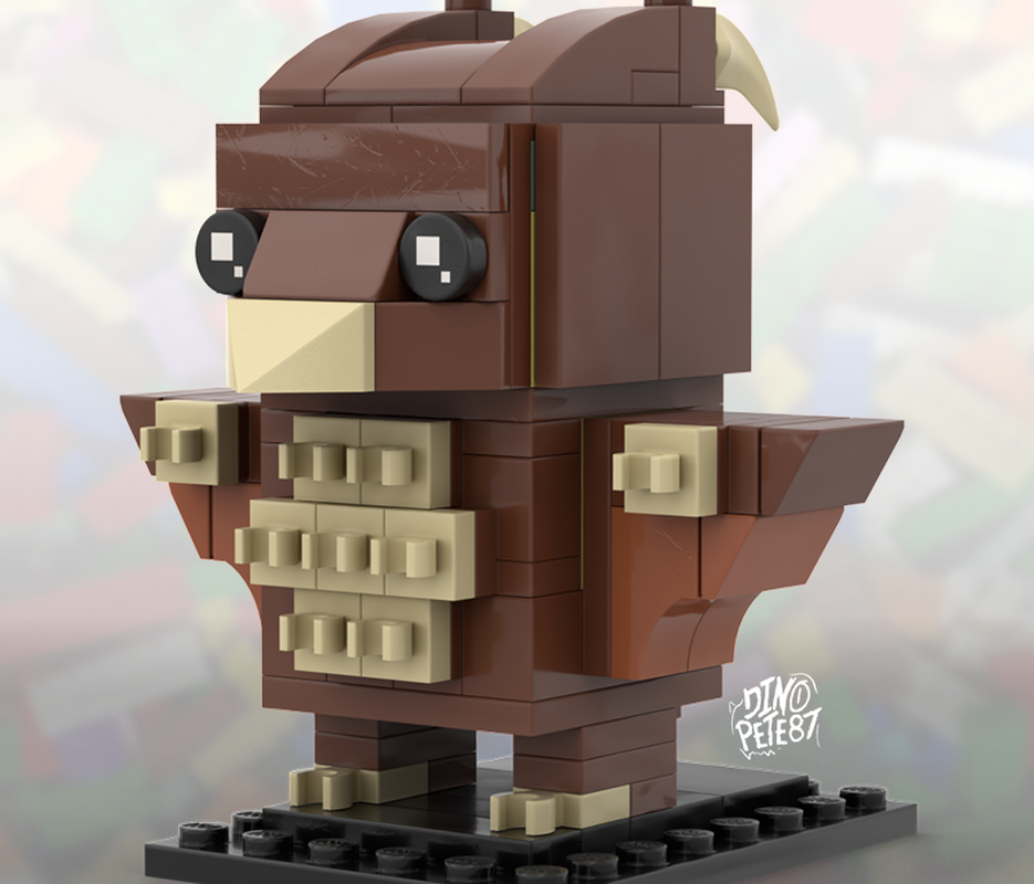 LEGO MOC Brickheadz - Rodan by DinoPete87 | Rebrickable - Build with LEGO