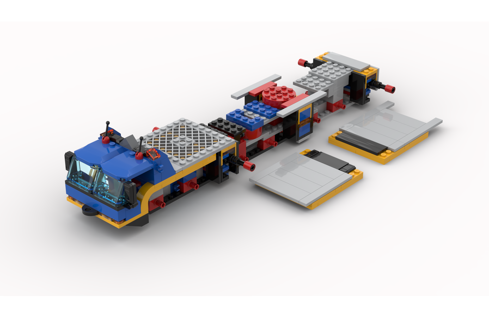 LEGO MOC 2x 60324 6-Axle mobile city crane by Bzoom2019 | Rebrickable ...