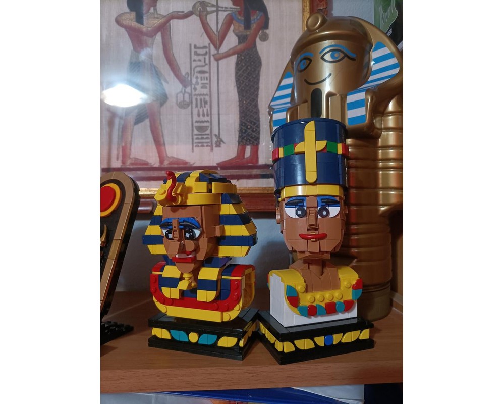 LEGO MOC Ancient Egypt Pharaoh by EagleBrick | Rebrickable - Build with ...
