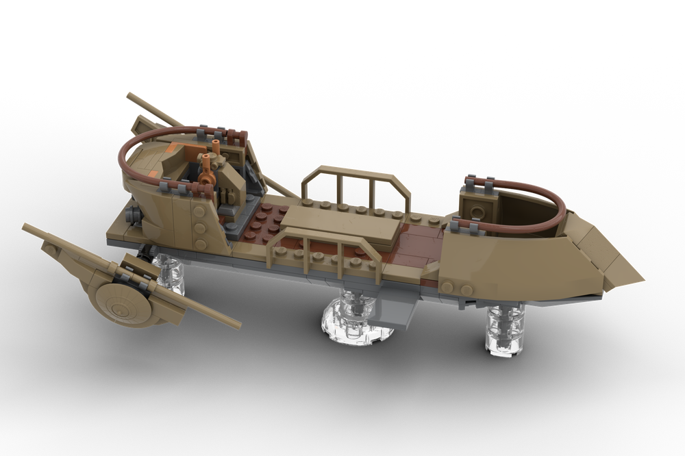 LEGO MOC Upgraded Desert Skiff by Renk | Rebrickable - Build with LEGO