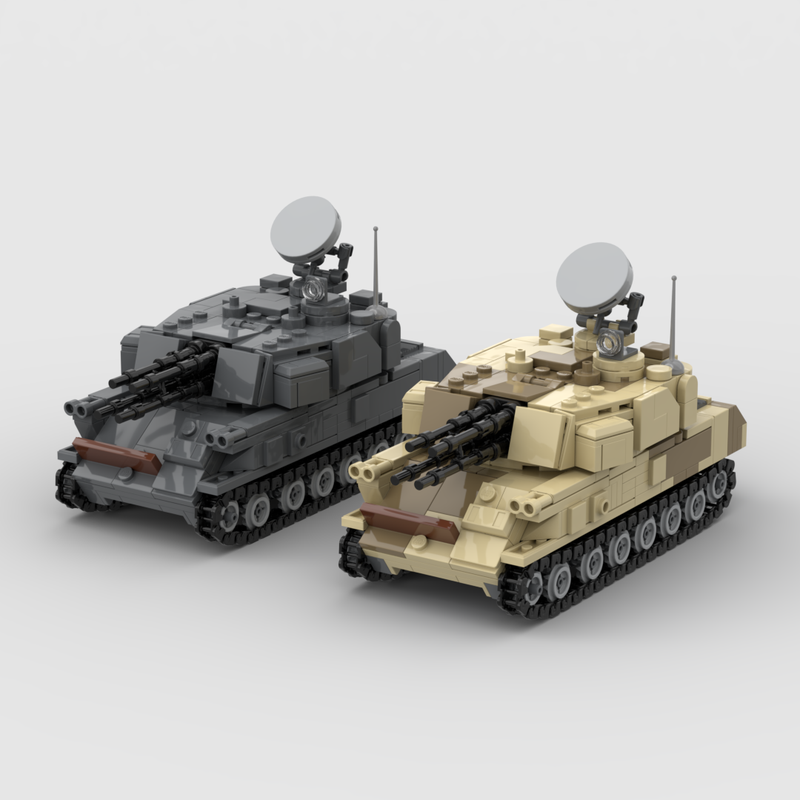 LEGO MOC Zsu 23-4 Shilka by ynry | Rebrickable - Build with LEGO