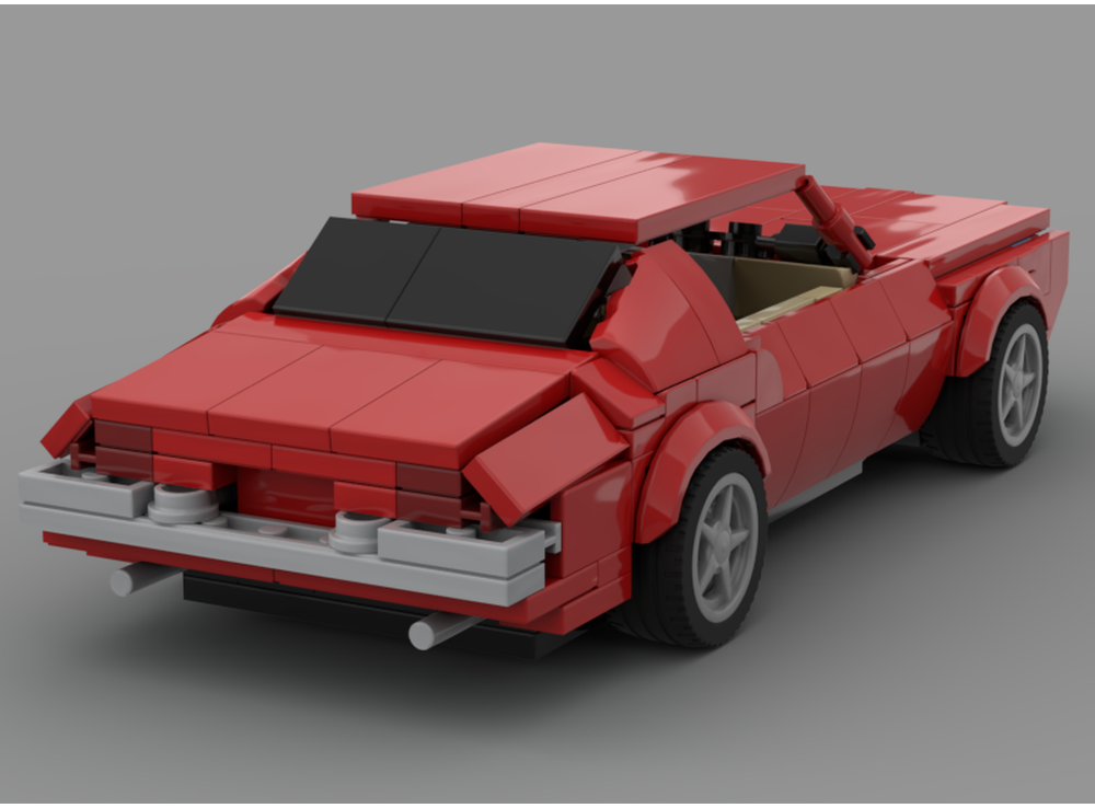 Lego Moc 1970 Pontiac Firebird By Dudpr Rebrickable Build With Lego