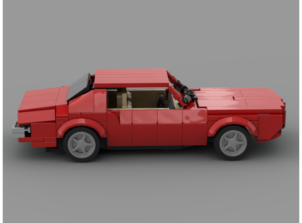 Lego Moc 1970 Pontiac Firebird By Dudpr Rebrickable Build With Lego
