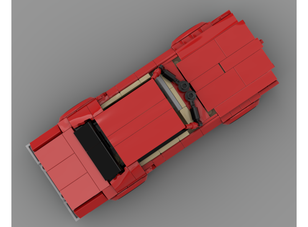 Lego Moc 1970 Pontiac Firebird By Dudpr Rebrickable Build With Lego