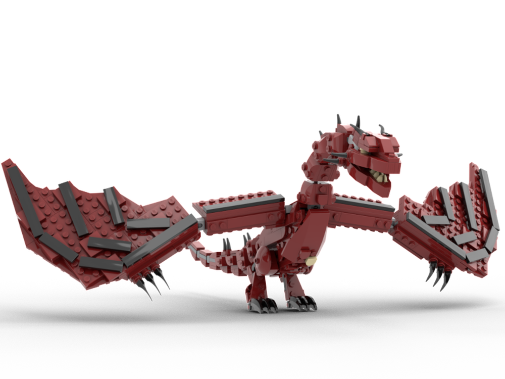 Lego Moc Smaug The Terrible By Fyredragon Rebrickable Build With Lego