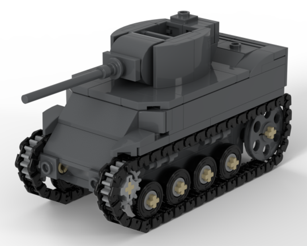LEGO MOC M8A1 Tank Destroyer V3 by ZaneWC | Rebrickable - Build with LEGO