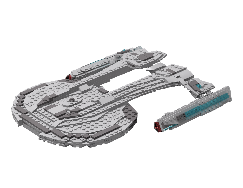 LEGO MOC USS Thunderchild Akira-Class Starship Cruiser Carrier Version ...