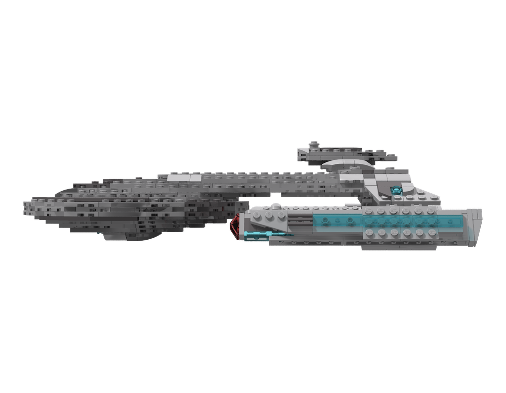 LEGO MOC USS Thunderchild Akira-Class Starship Cruiser Carrier Version ...