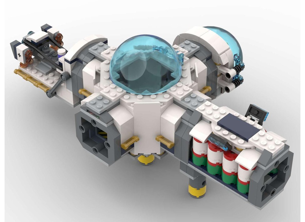 Lego Moc Add On´s For 60349 Lunar Space Station 60350 Lunar Research