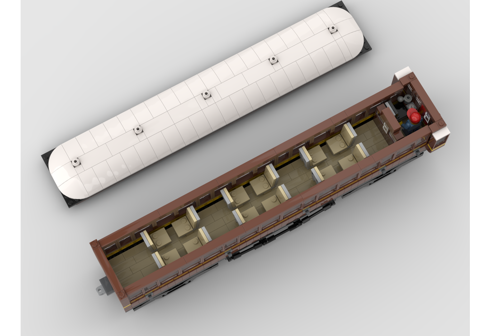 LEGO MOC Liverpool Overhead Railway EMU - the world's first Electrical ...