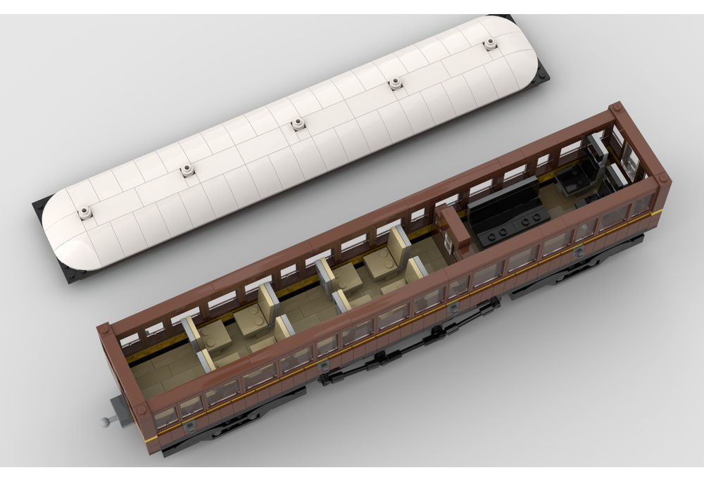 LEGO MOC Liverpool Overhead Railway EMU - the world's first Electrical ...