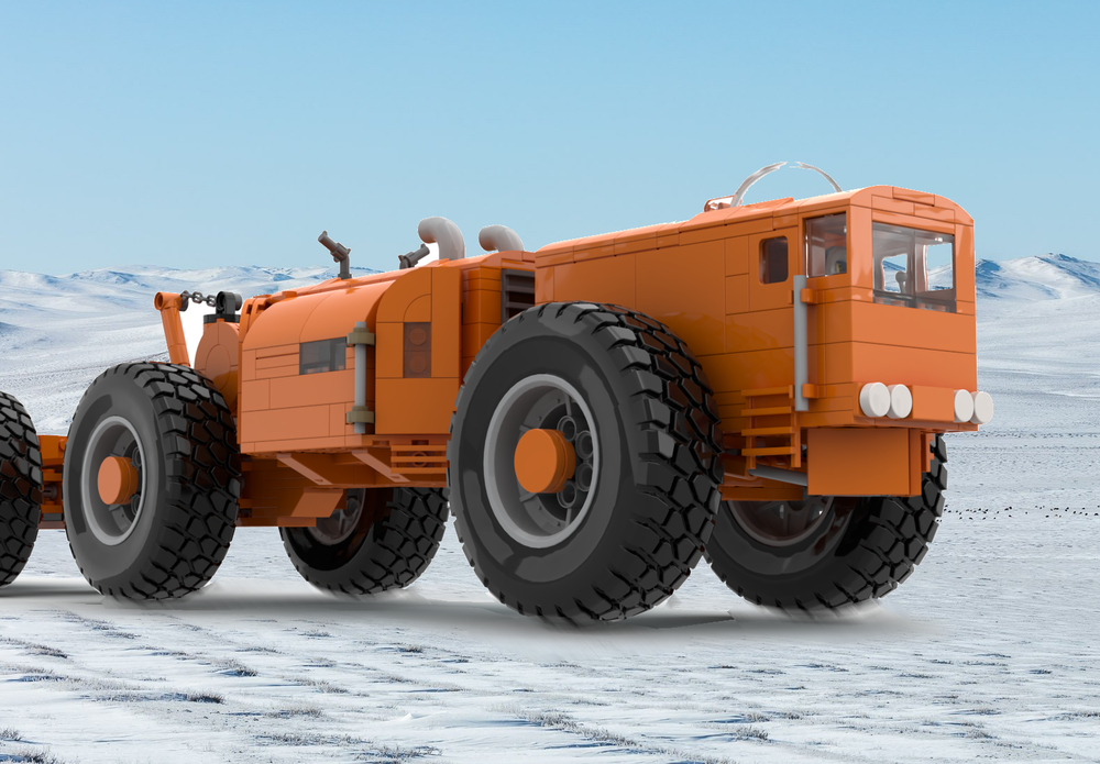 LEGO MOC LCC-1 Sno-Train - Minifig Scale by Bricksota | Rebrickable ...