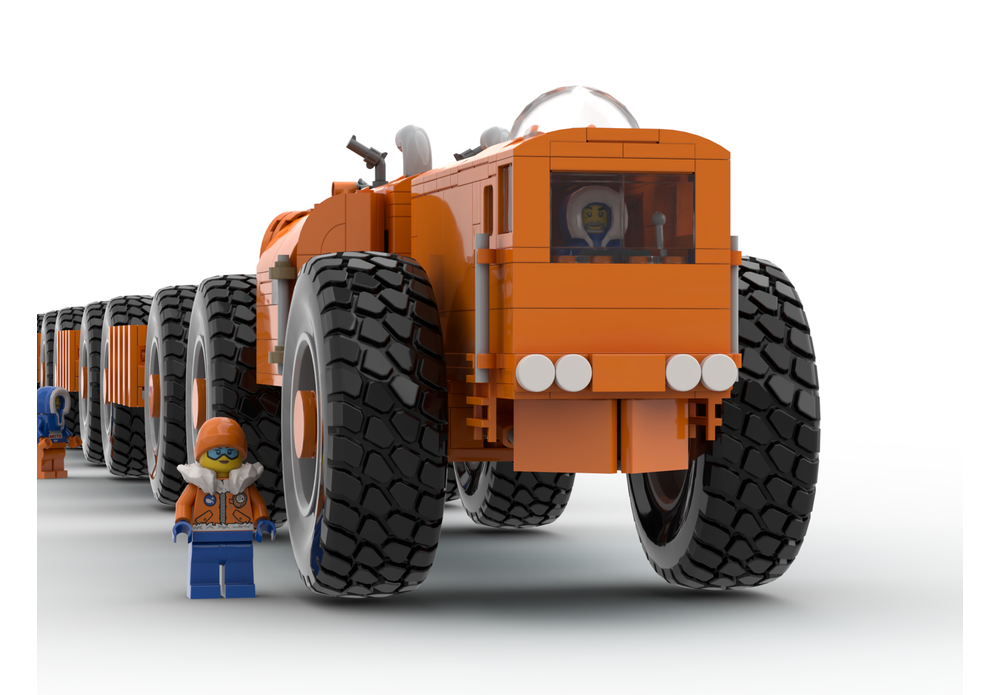 Lego Moc Lcc 1 Sno Train Minifig Scale By Bricksota Rebrickable