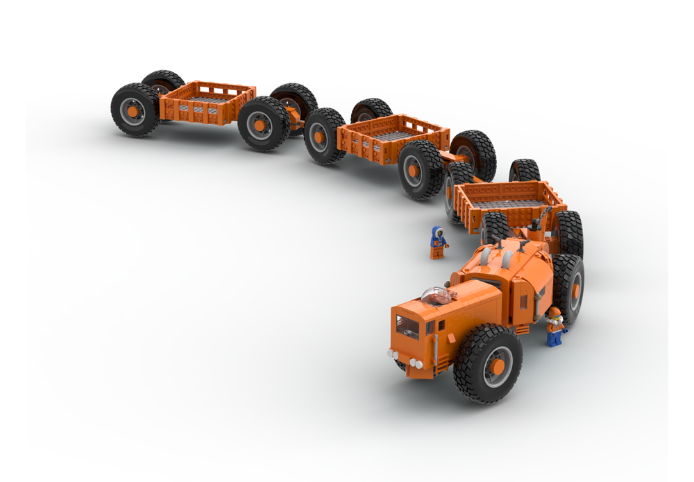 LEGO MOC LCC-1 Sno-Train - Minifig Scale by Bricksota | Rebrickable ...