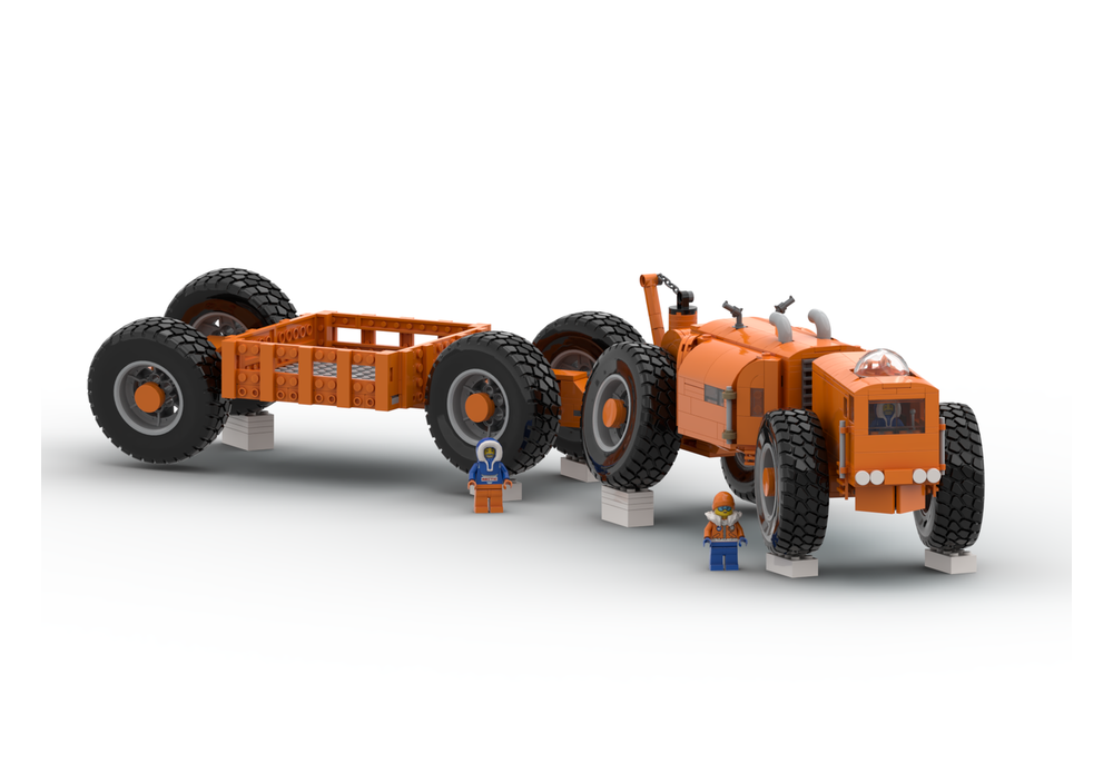 LEGO MOC LCC-1 Sno-Train - Minifig Scale by Bricksota | Rebrickable ...