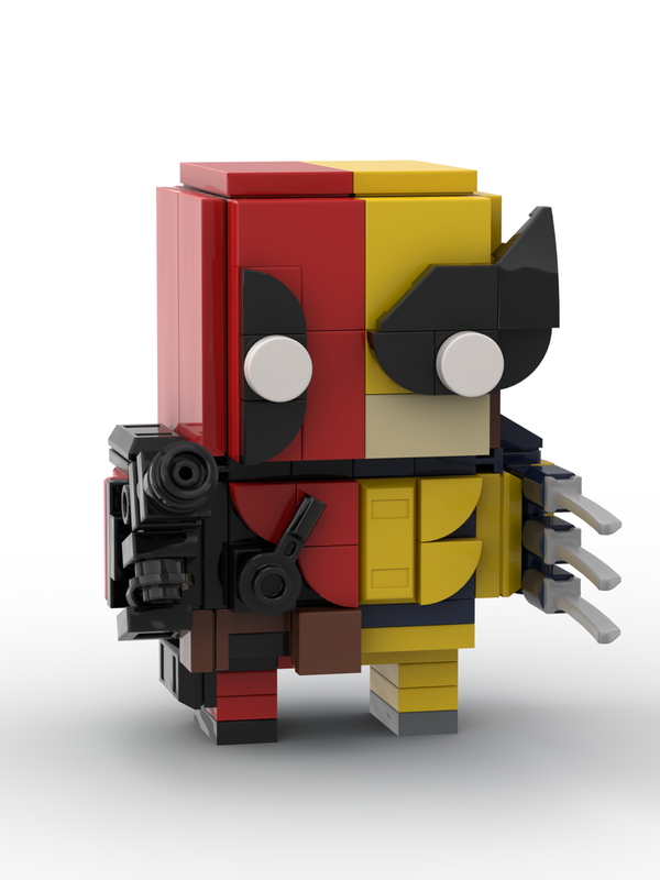 LEGO MOC Deadpool & Wolverine BrickHeadz by Twilight Brix | Rebrickable ...
