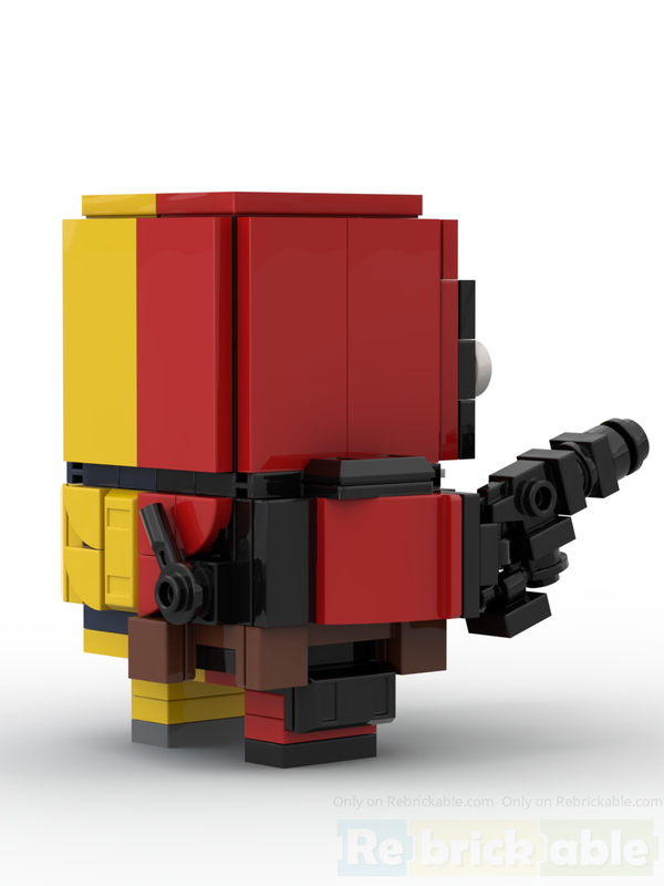 LEGO MOC Deadpool & Wolverine BrickHeadz by Twilight Brix | Rebrickable ...
