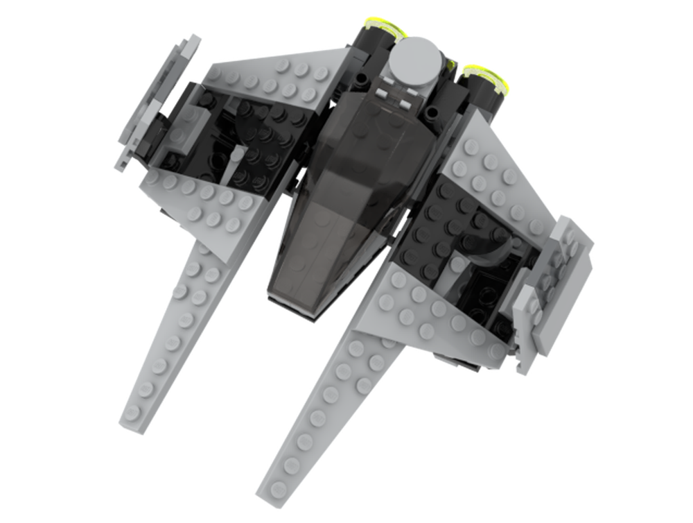 Lego Moc Black Interceptor By Geolaucha Rebrickable Build With Lego