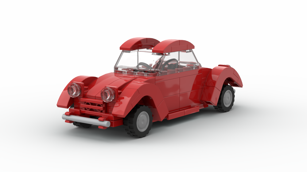 LEGO MOC 1952 Citroën 2CV Bicéphale by BRSBricks | Rebrickable - Build ...