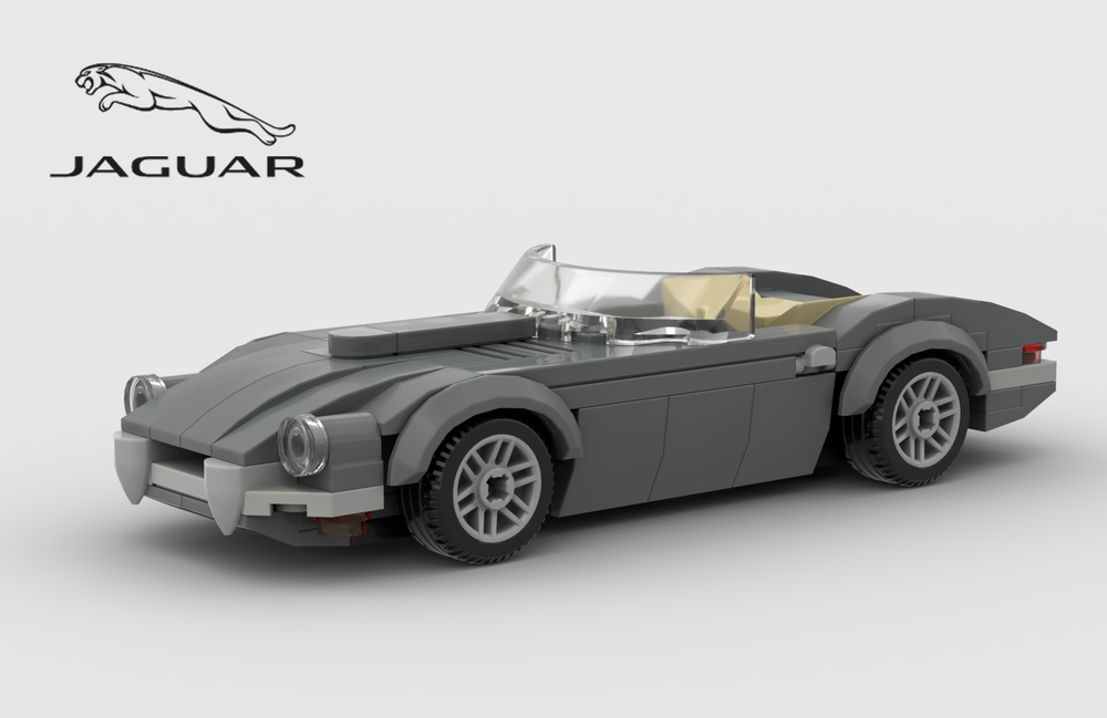LEGO MOC Jaguar E-Type by LegoGuyTom | Rebrickable - Build with LEGO