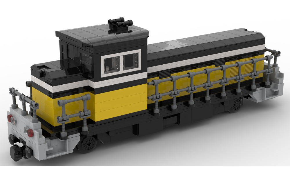 LEGO MOC Diesel locomotive - SNCF Class Y 8000 by Mimi68 | Rebrickable ...
