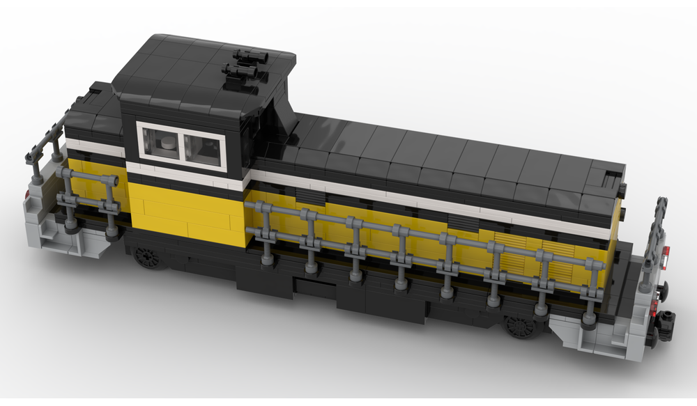 LEGO MOC Diesel locomotive - SNCF Class Y 8000 by Mimi68 | Rebrickable - Build with LEGO