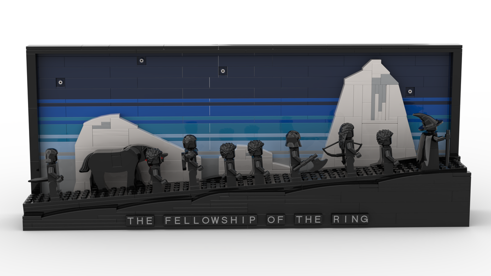 LEGO MOC Landscape Fellowship of the Ring by chichikb | Rebrickable ...
