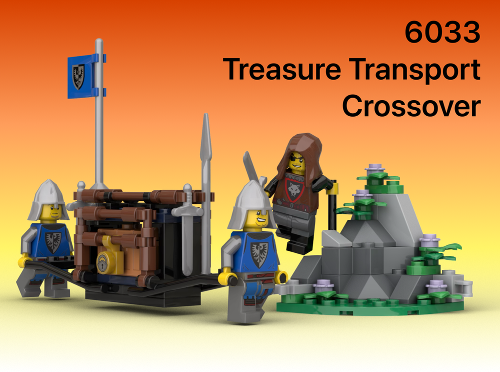 LEGO MOC 6033 Treasure Transport Crossover by cBricksTutorials ...