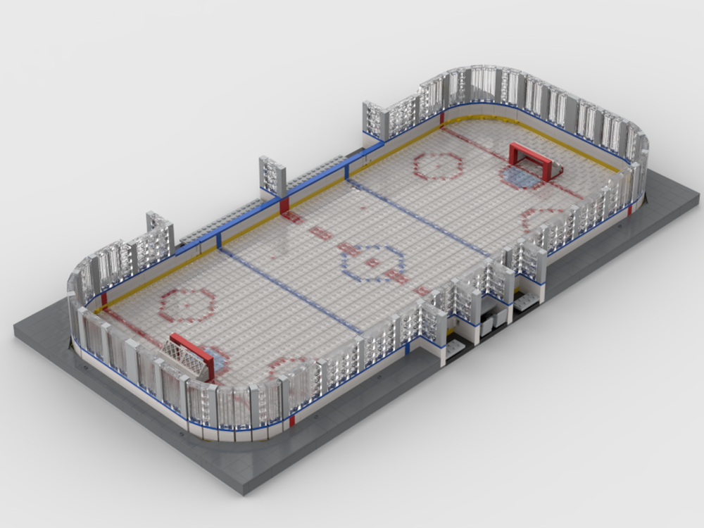 LEGO MOC-196077 Hockey Rink (Updated) by Brick Studs | Rebrickable ...