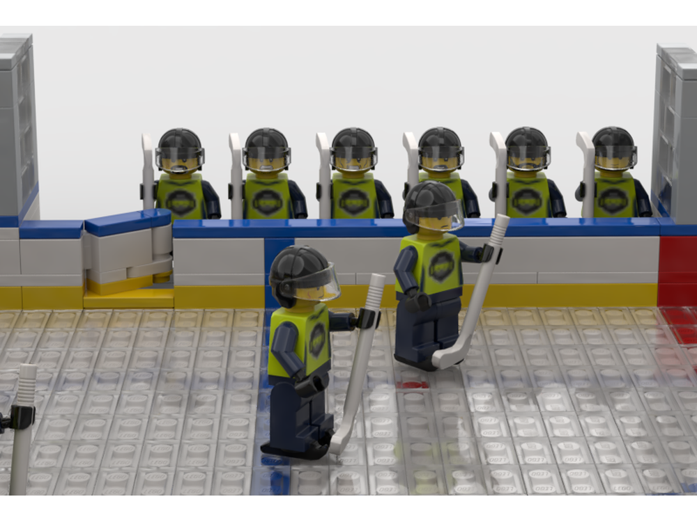 LEGO MOC Hockey Rink (Updated) by Brick Studs | Rebrickable - Build ...