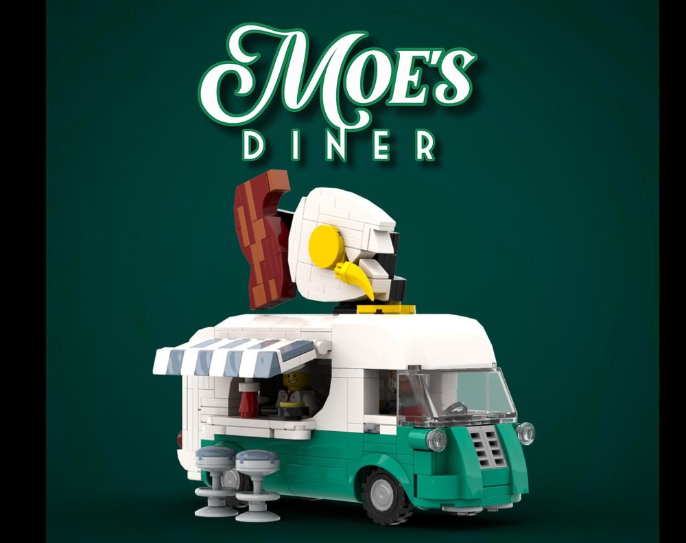 LEGO MOC Moe's Mobile Diner by 1saacbricks | Rebrickable - Build with LEGO