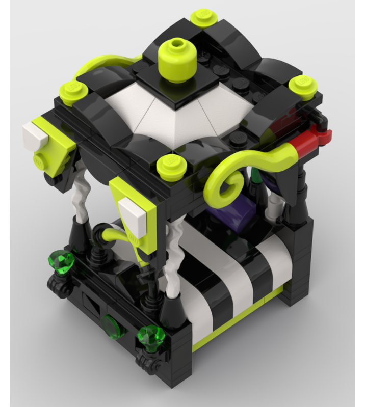 LEGO MOC Beetlejuice Burton Bed by GrandmaApolonia | Rebrickable ...