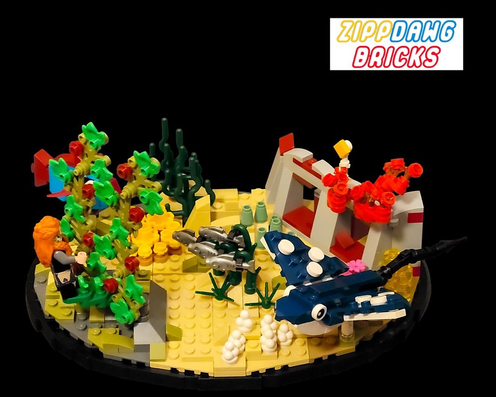 LEGO MOC Base for Waterwing - Horizon Forbidden West, Burning Shores by ...