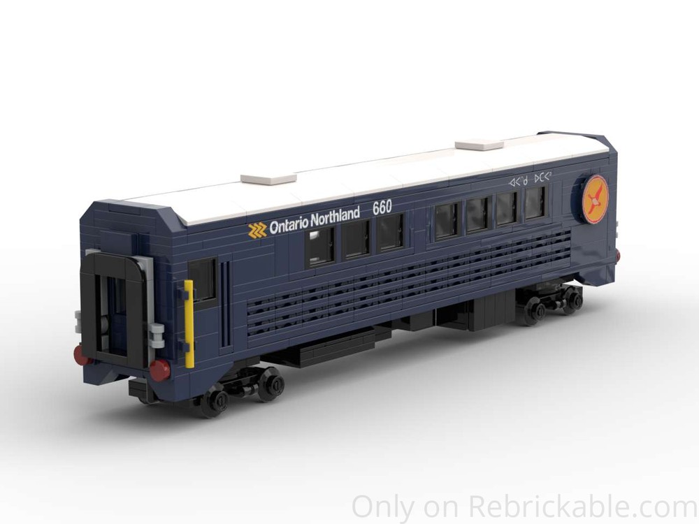 LEGO MOC Ontario Northland Passenger Coach by TO.Creations ...