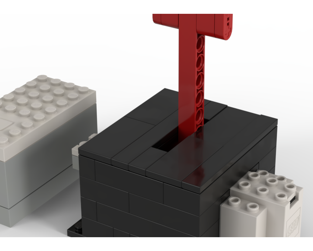 LEGO MOC Simple Useless Box by trky.JRKy | Rebrickable - Build with LEGO