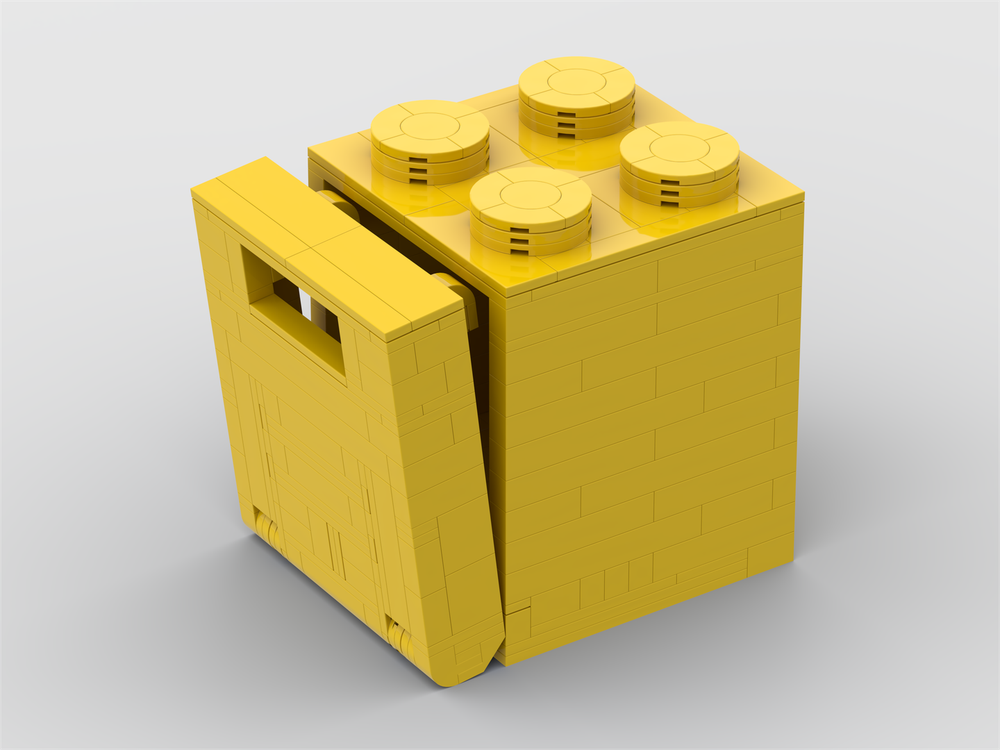 LEGO MOC Upscaled mailbox by Briquoleur | Rebrickable - Build with LEGO