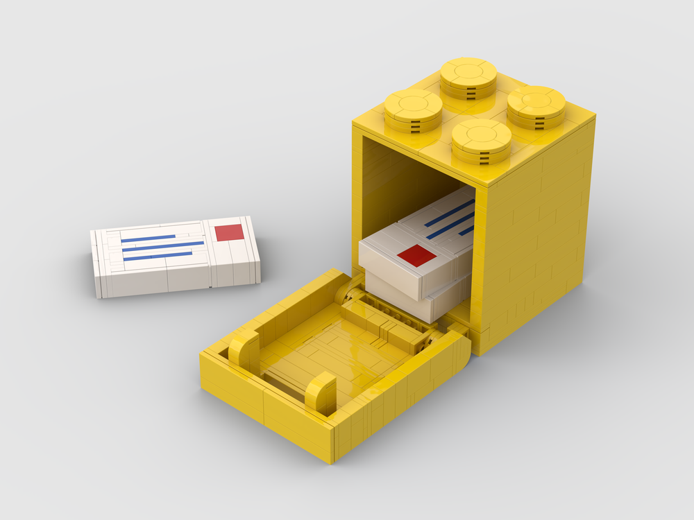 LEGO MOC Upscaled mailbox by Briquoleur | Rebrickable - Build with LEGO