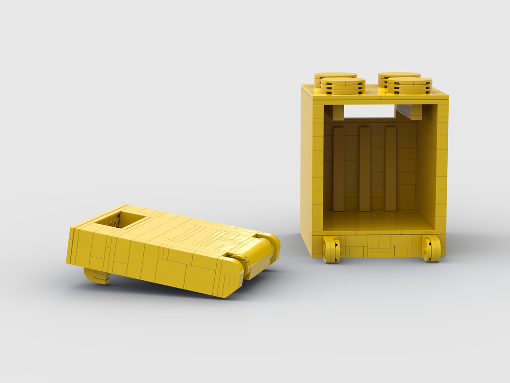 LEGO MOC Upscaled mailbox by Briquoleur | Rebrickable - Build with LEGO