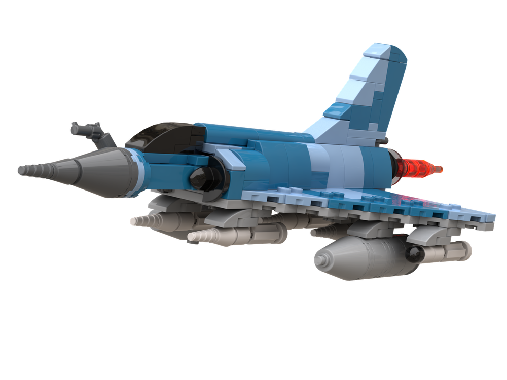 LEGO MOC-196117 Mirage 2000 F5 1:72 by the_bricks_designer ...