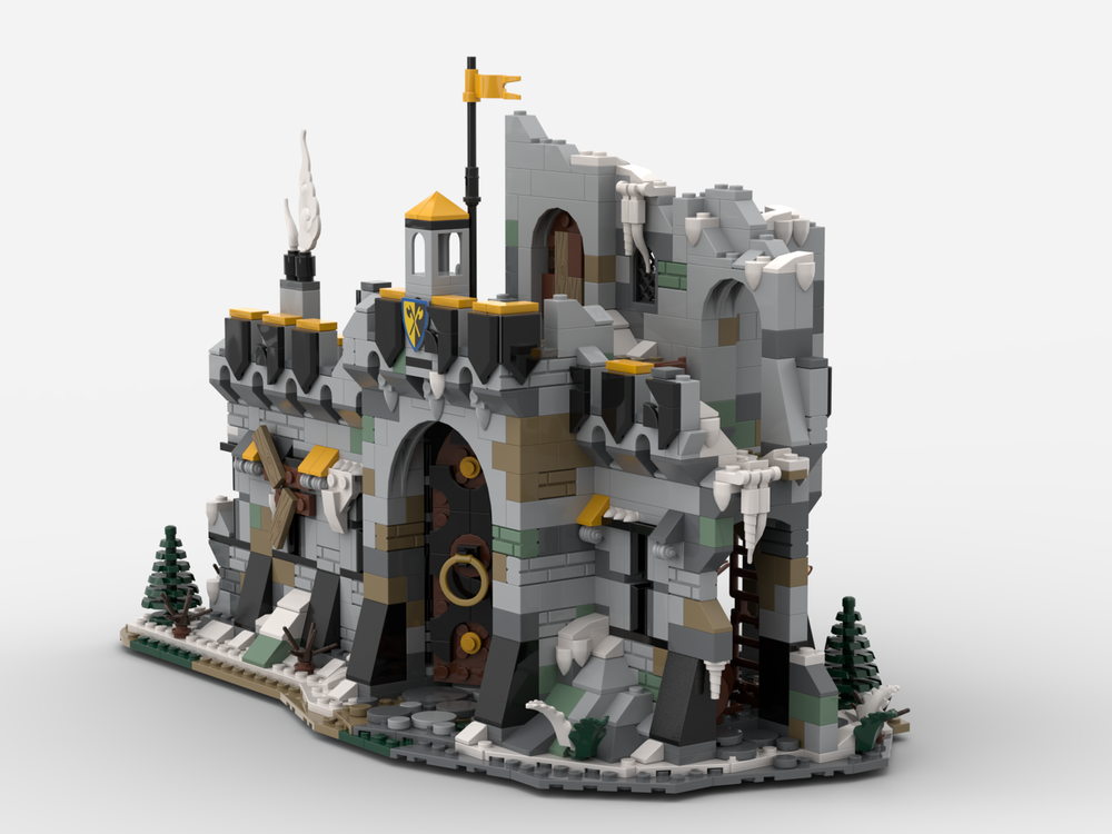 LEGO MOC Destroyed Gate by PeterLirken | Rebrickable - Build with LEGO