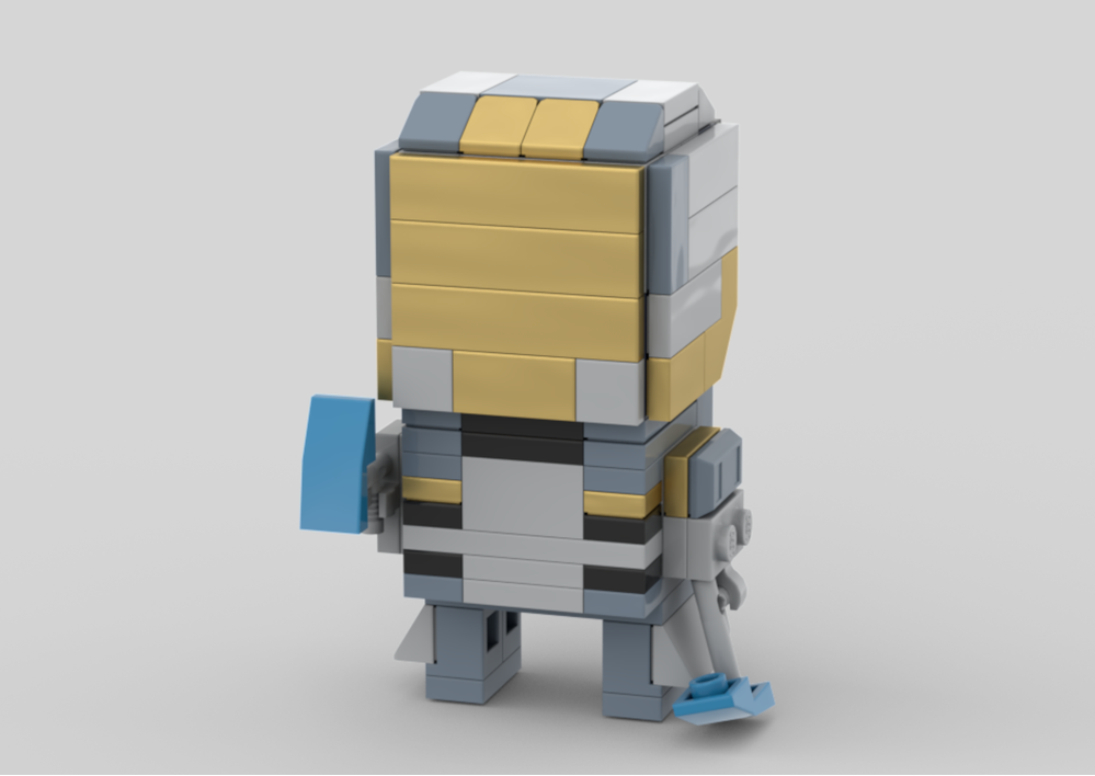 LEGO MOC Gauss BrickHead - Warframe by GoldengamerLego | Rebrickable ...