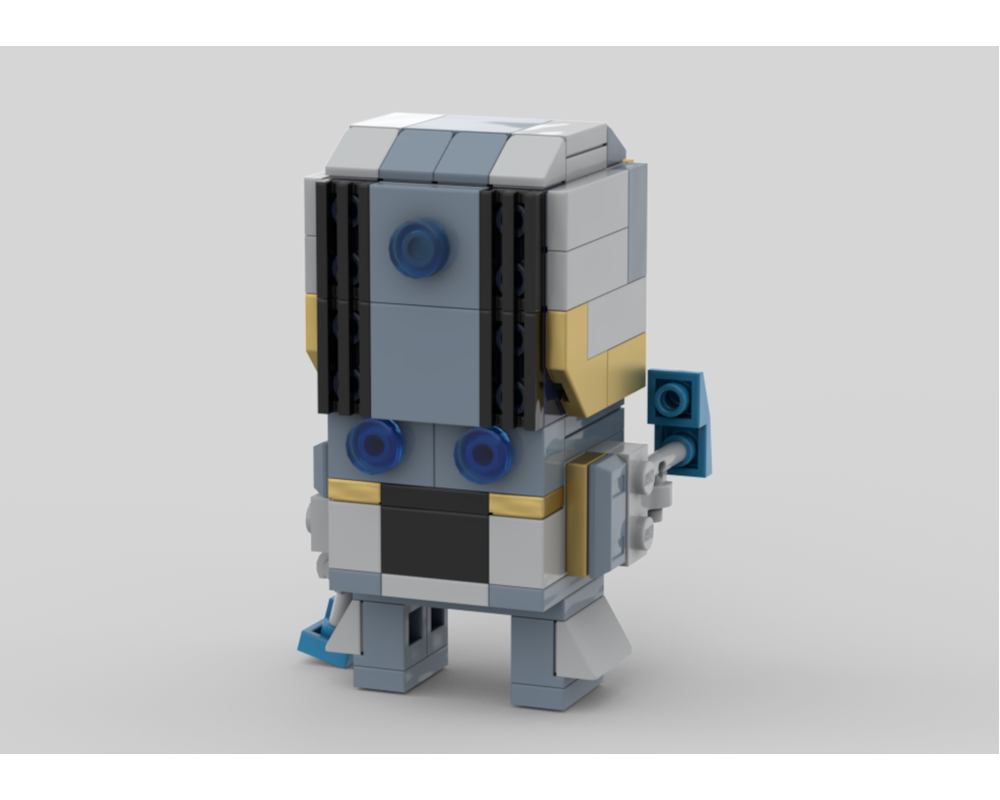 LEGO MOC Gauss BrickHead - Warframe by GoldengamerLego | Rebrickable ...